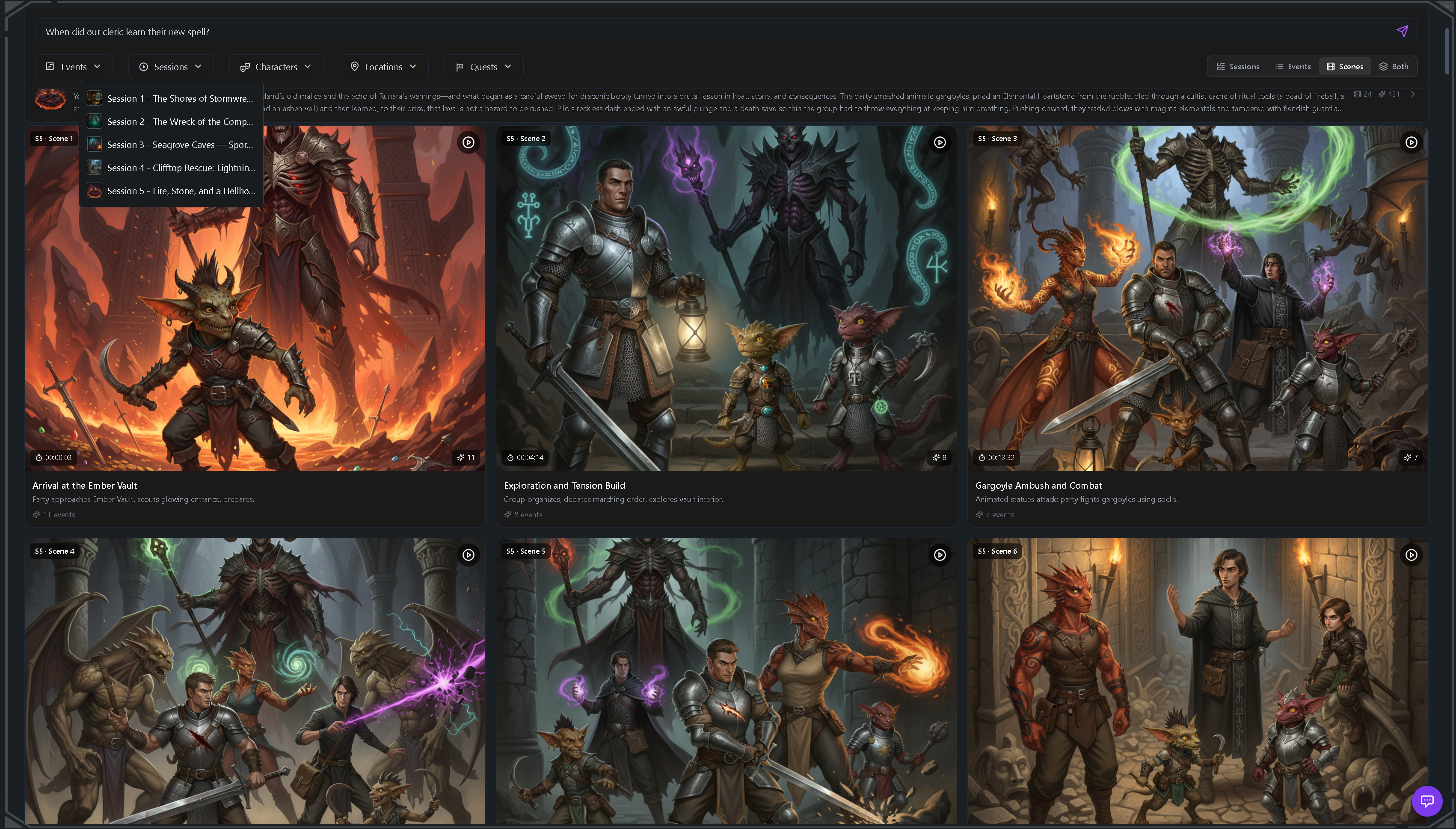 Free TTRPG Campaign Tracker with AI Recaps | Tavern Scribe